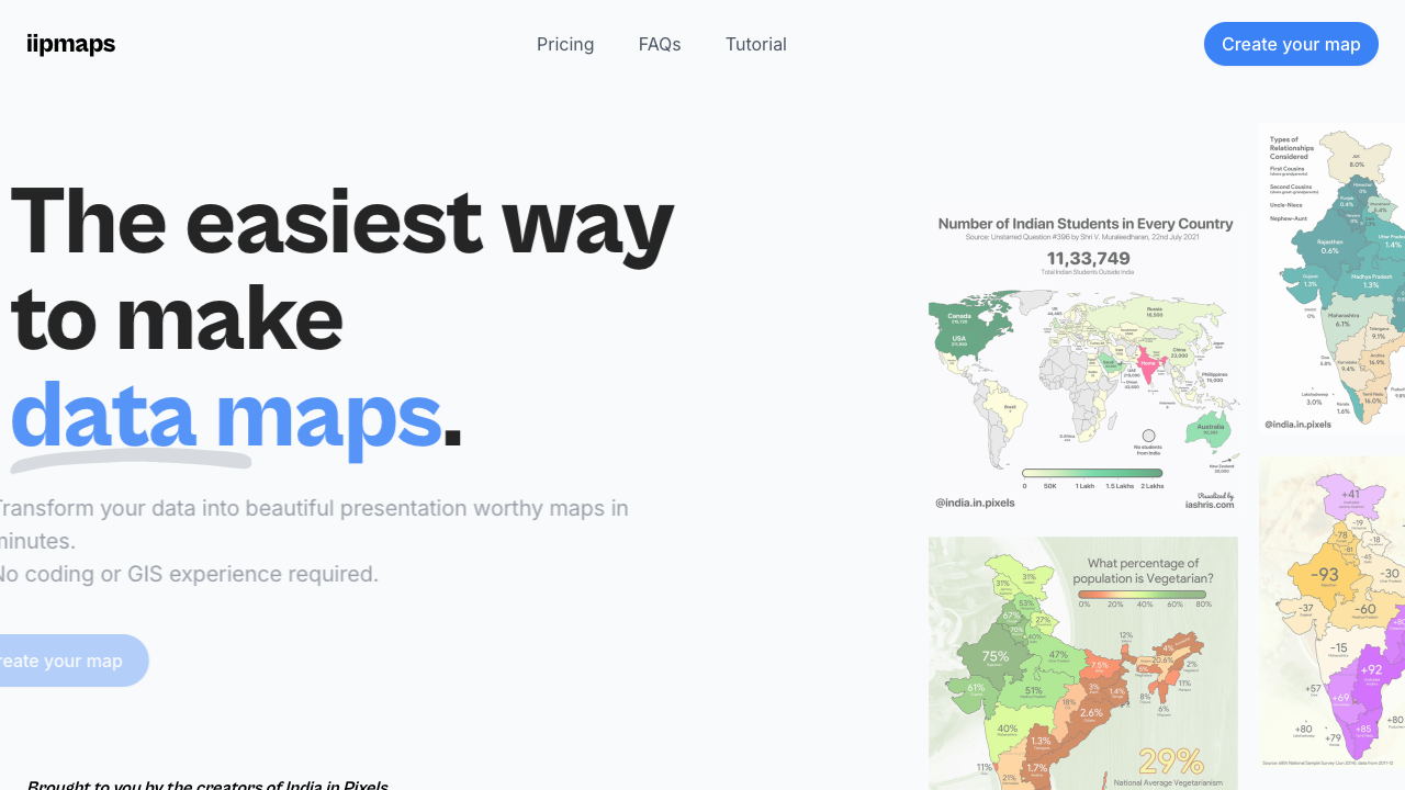 iipmaps | The easiest way to make data maps. | The Launchpad Alumni ...