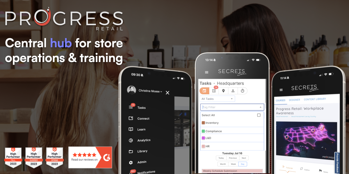 Progress Retail | Central hub for store operations & training | The Launchpad Alumni Showcase